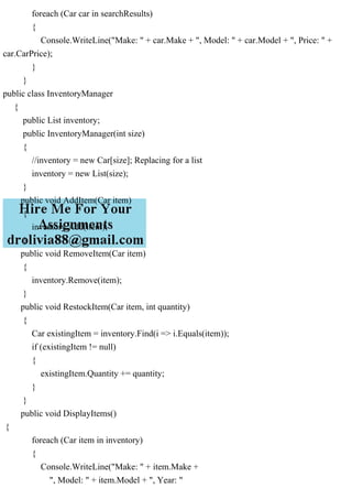I need this code, to show ALL inventory items, then with the remove ...