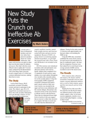 Ineffective Abdominal Exercises | PDF