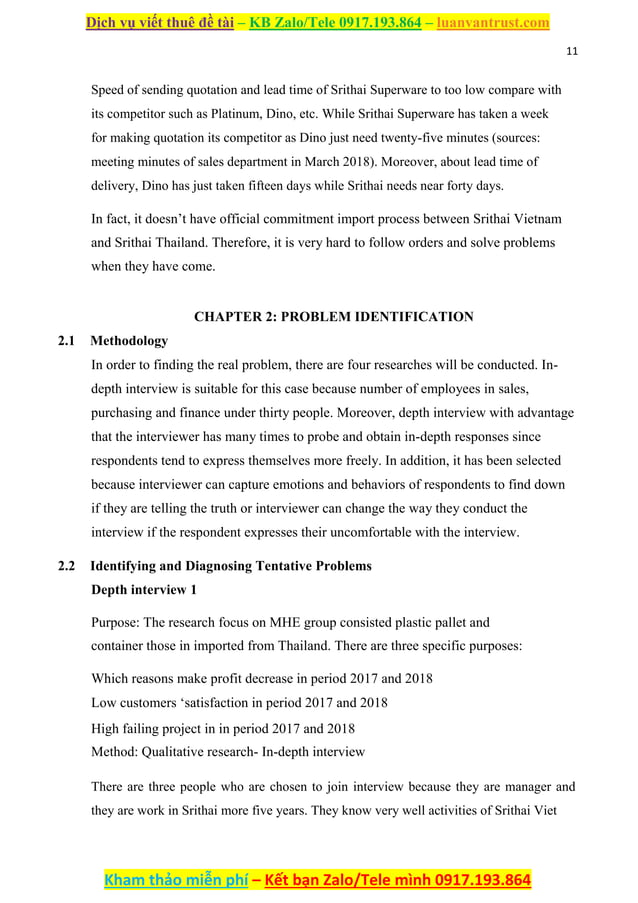 Ineffective Internal Communication Of Importing Process In Srithai ...