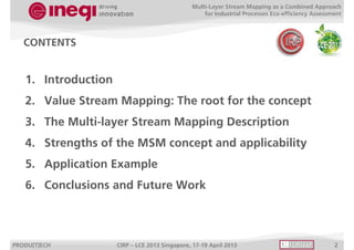 MSM - Multi-Layer Stream Mapping as a Combined Approach for Industrial ...