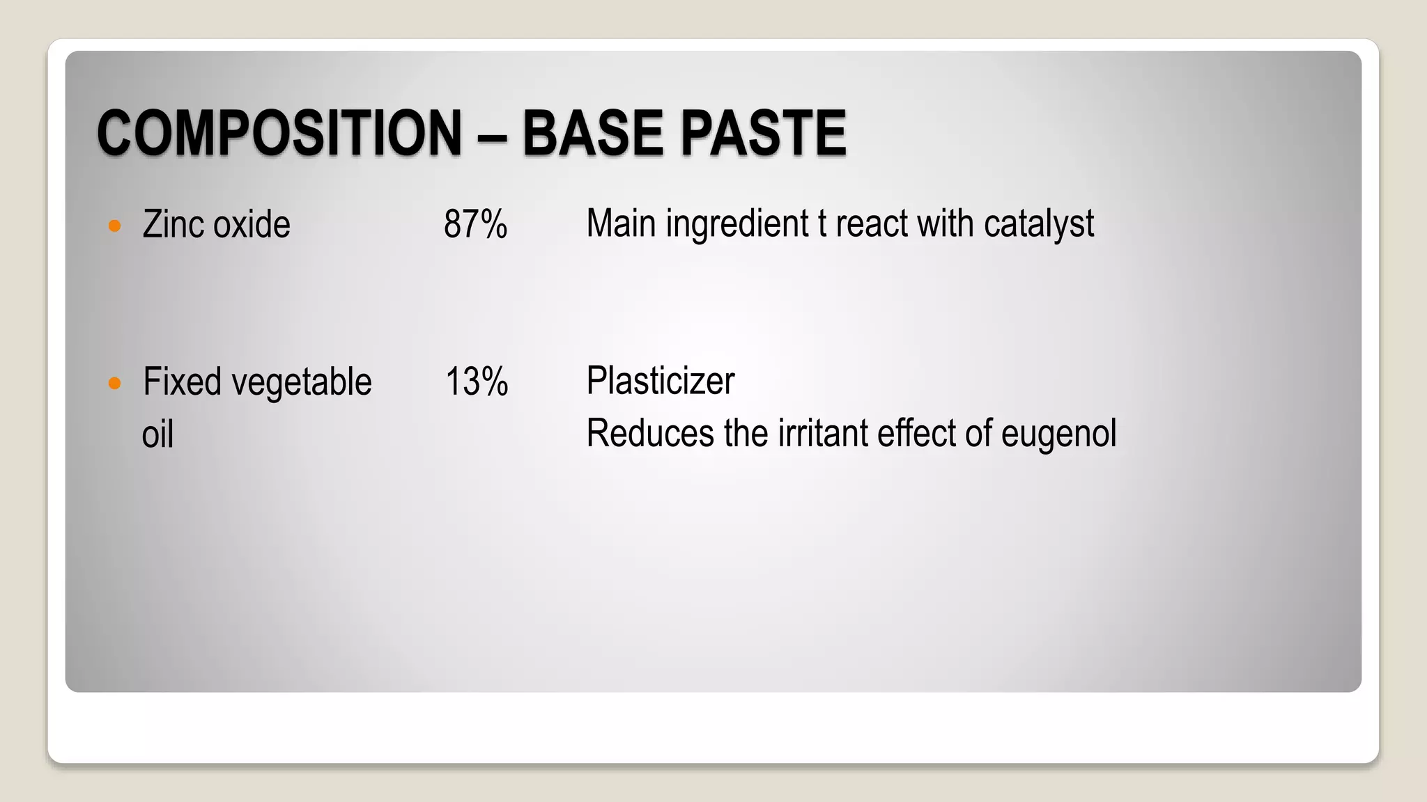 Inelastic impression materials | PPTX