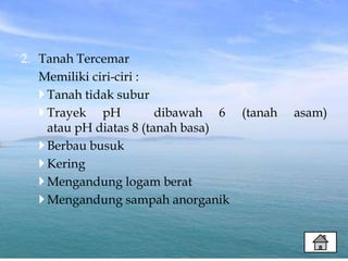Pencemaran Tanah | PPTX