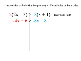 Inequalities | PPTX