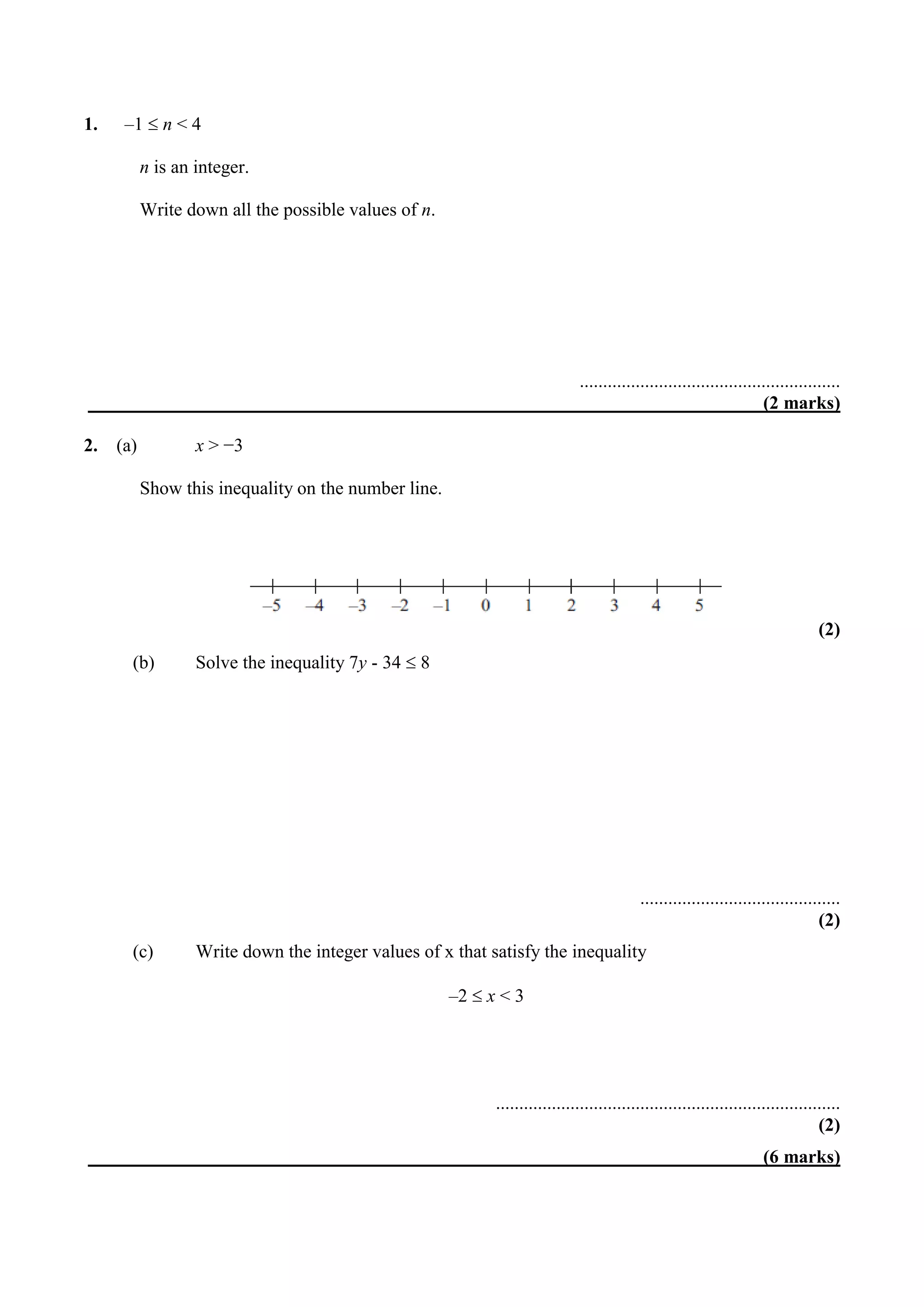 Inequalities | PDF