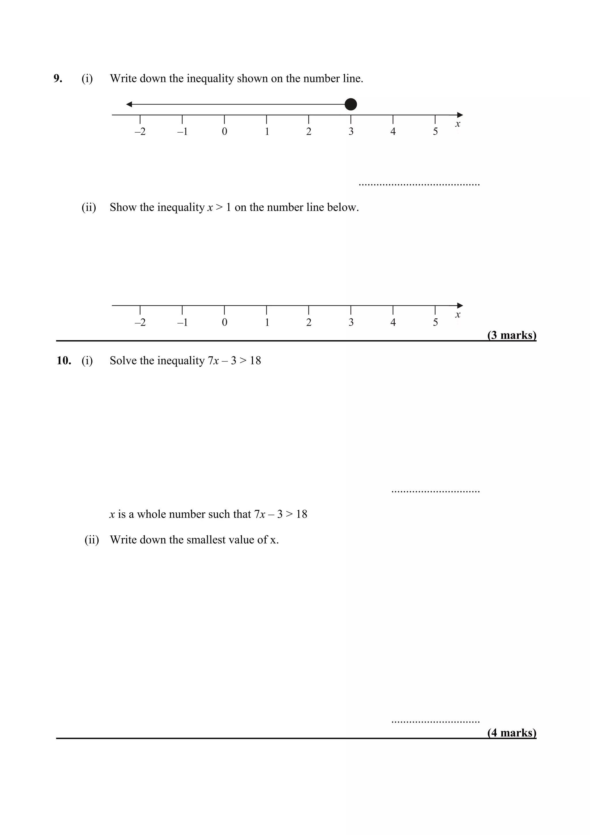 Inequalities | PDF