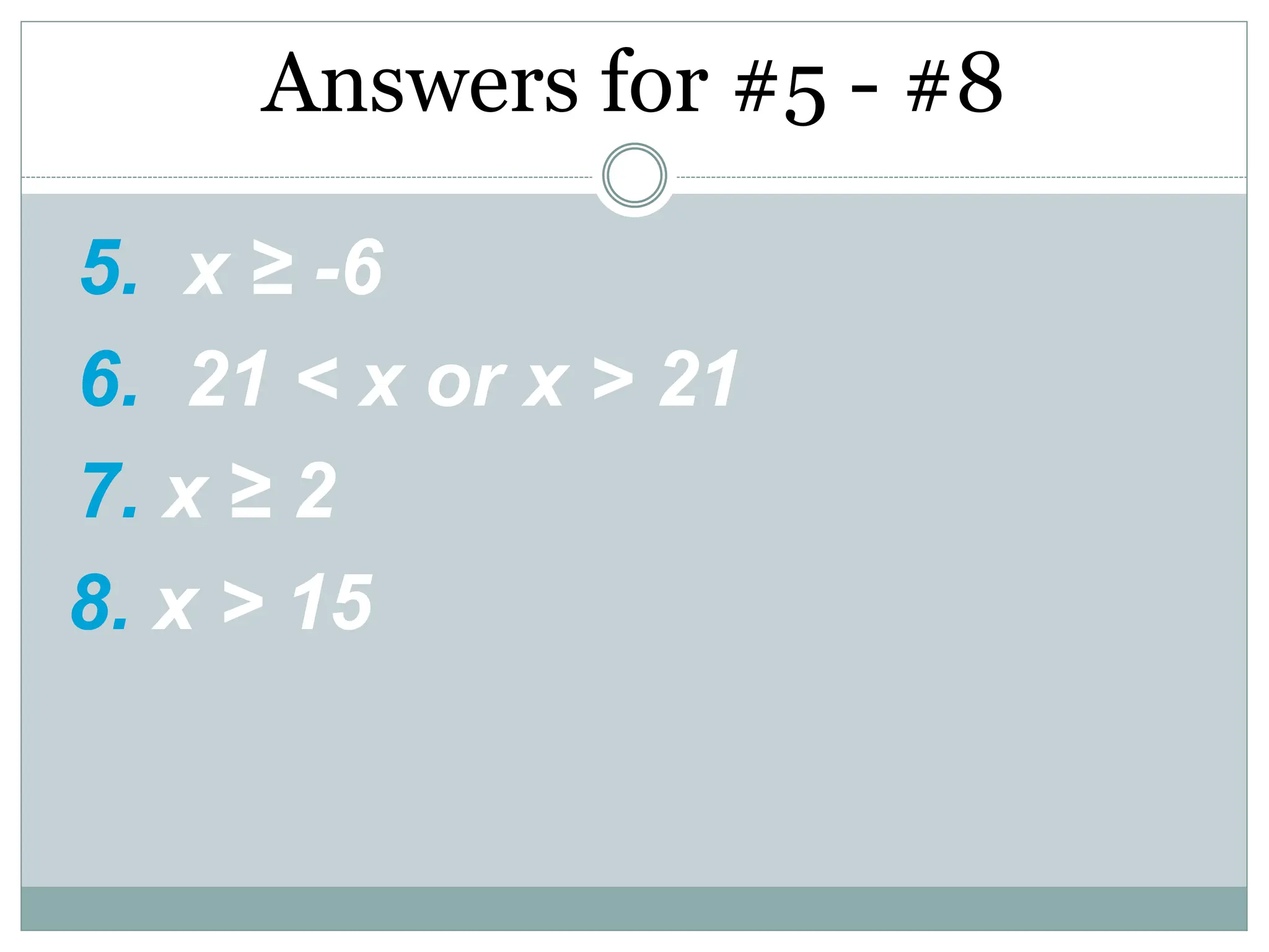 Inequalities mathematics grade nine igcse.ppt