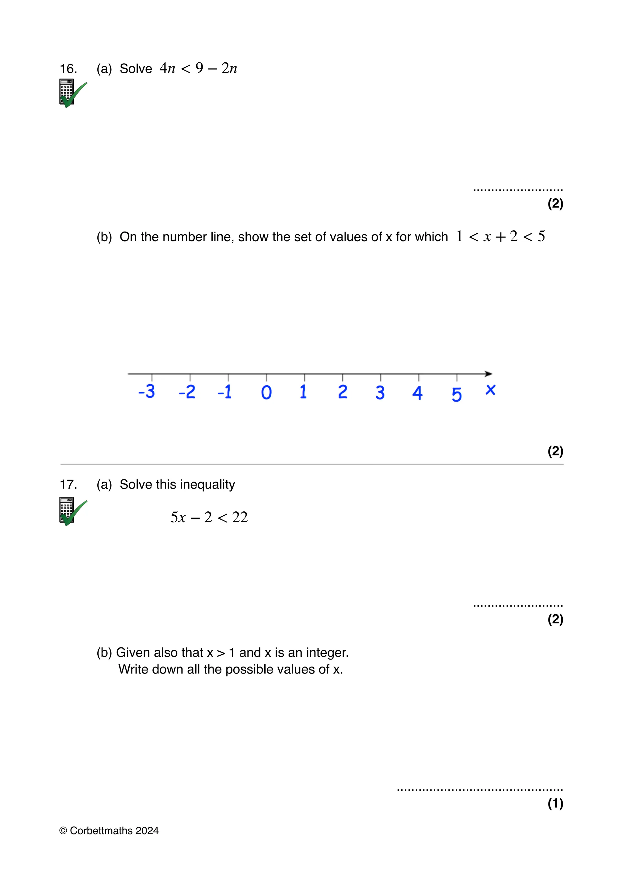 GCSE MATHEMATICS Inequalities questions .pdf