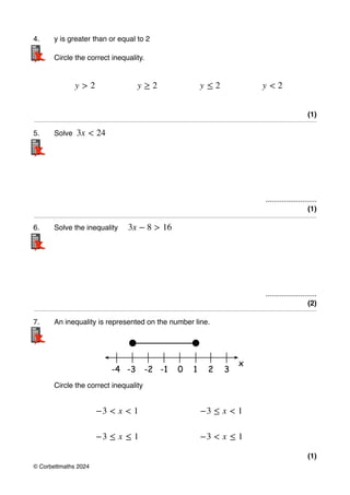 GCSE MATHEMATICS Inequalities questions .pdf