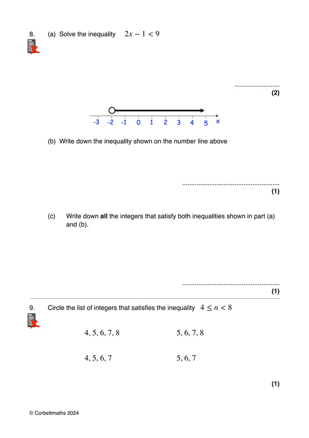 GCSE MATHEMATICS Inequalities questions .pdf
