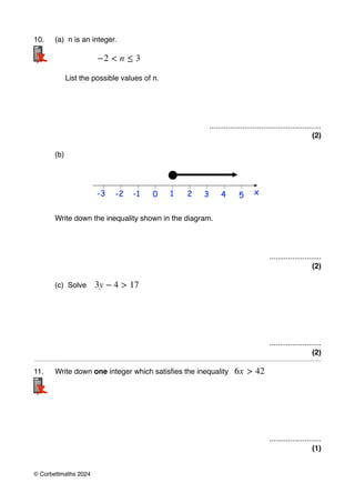 GCSE MATHEMATICS Inequalities questions .pdf