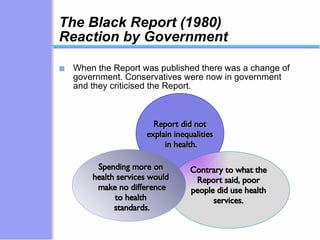 Inequalities in health - social class | PPT