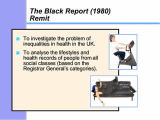 Inequalities in health - social class | PPT