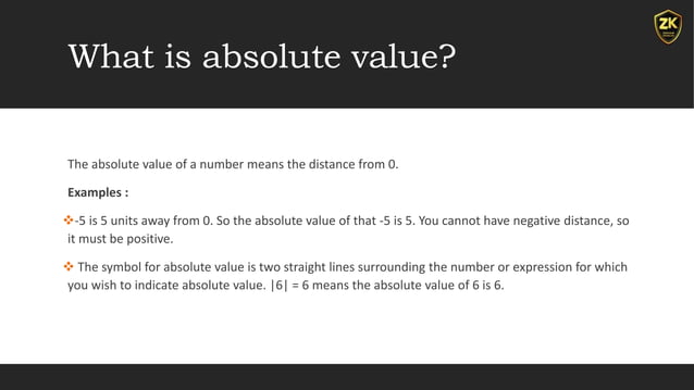 Inequalities and absolute value | PPTX | Physics | Science