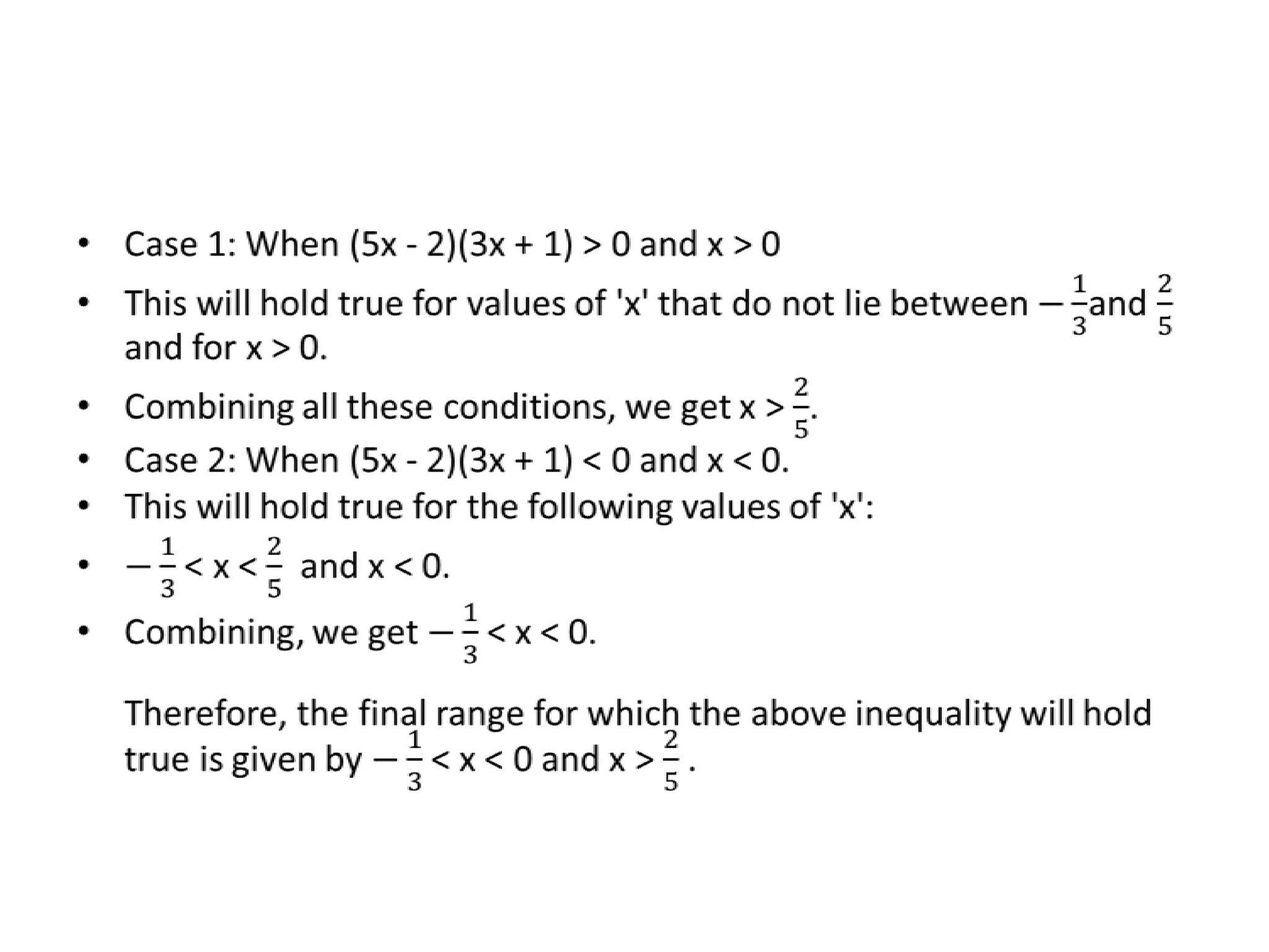 Inequalities and modulus | PPTX