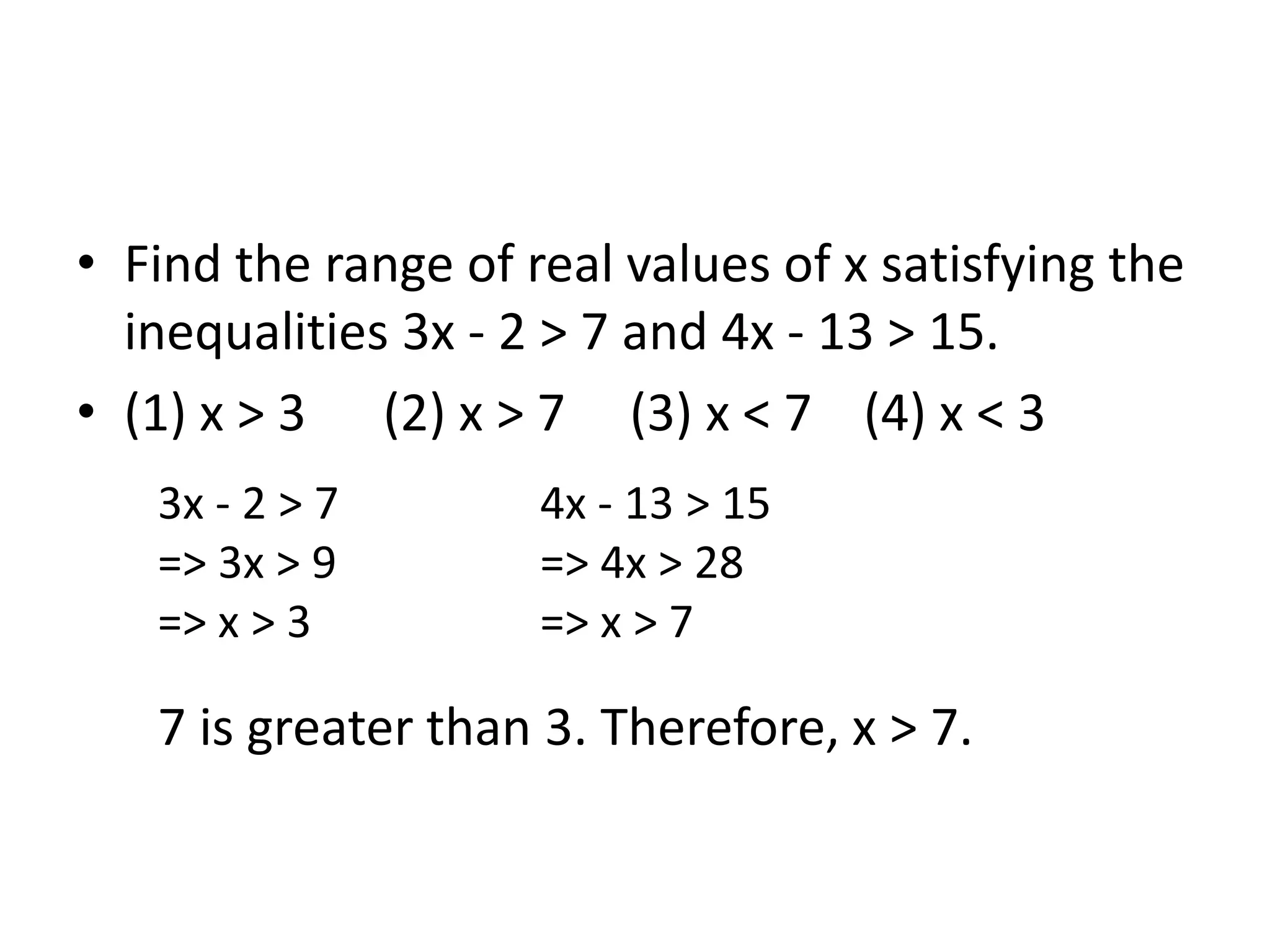 Inequalities and modulus | PPTX