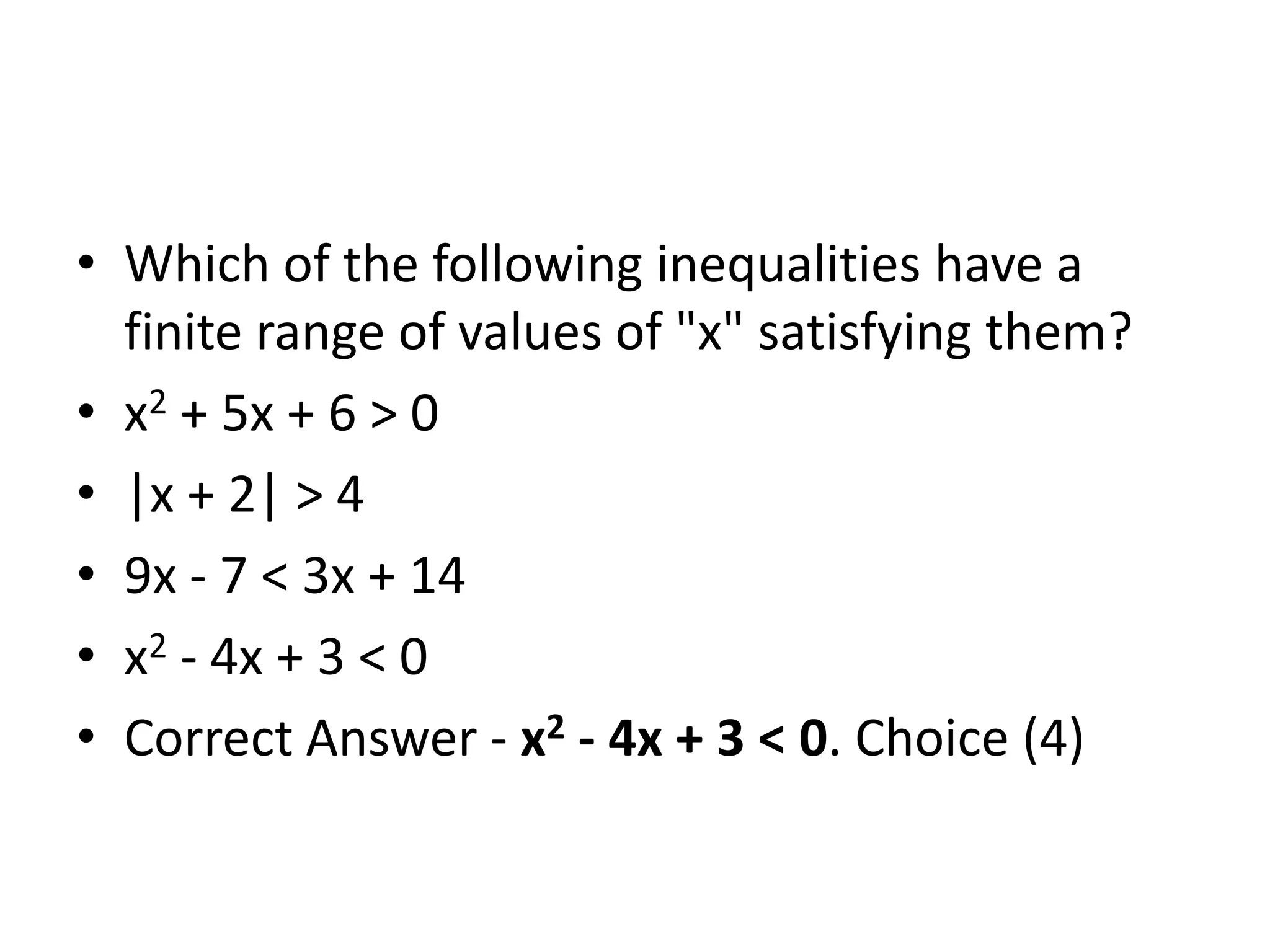 Inequalities and modulus | PPTX