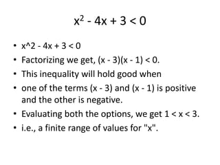 Inequalities and modulus | PPTX
