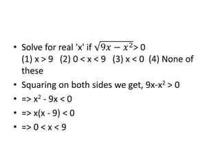 Inequalities and modulus | PPTX