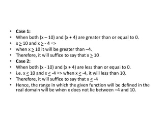 Inequalities and modulus | PPTX