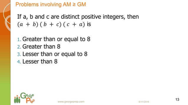 Inequalities and Modulus Session 1 | PPTX