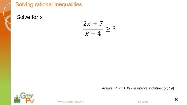 Inequalities and Modulus Session 1 | PPTX