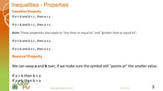 Inequalities and Modulus Session 1 | PPTX