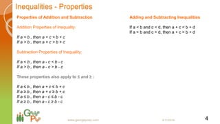 Inequalities and Modulus Session 1 | PPTX