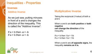 Inequalities and Modulus Session 1 | PPTX