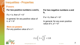 Inequalities and Modulus Session 1 | PPTX
