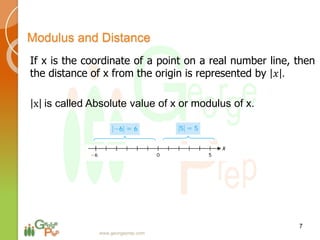 Inequalities and modulus session 2 | PPTX