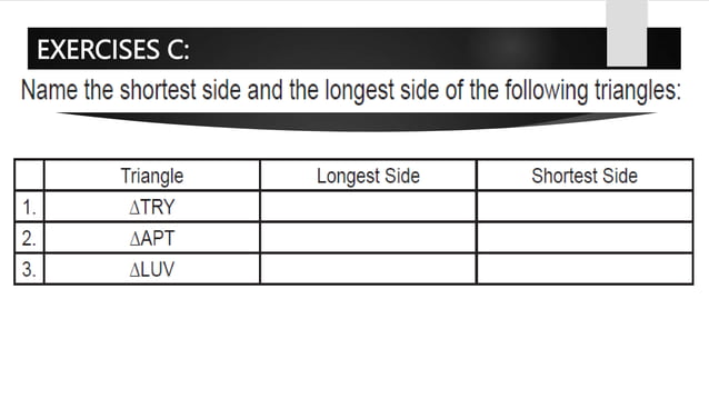 INEQUALITIES IN A TRIANGLE SIDE ANGLE RELATIONSHIP.pptx