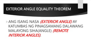 INEQUALITIES IN A TRIANGLE SIDE ANGLE RELATIONSHIP.pptx
