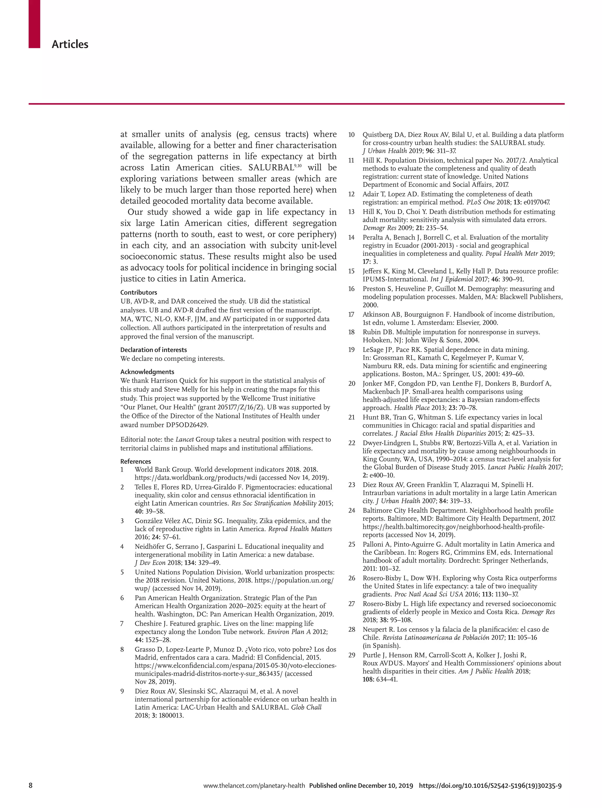 Inequalities in life expectancy | PDF