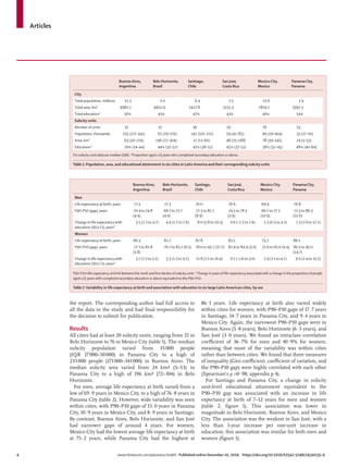 Inequalities in life expectancy | PDF