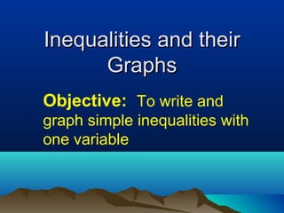 Inequalities powerpoint | PPT