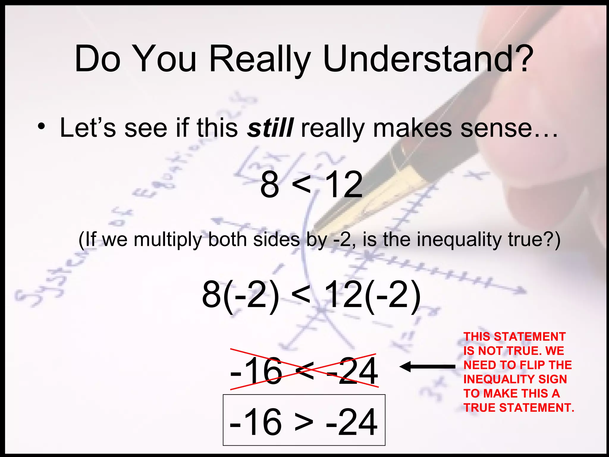 Inequalities ppt revised | PPT