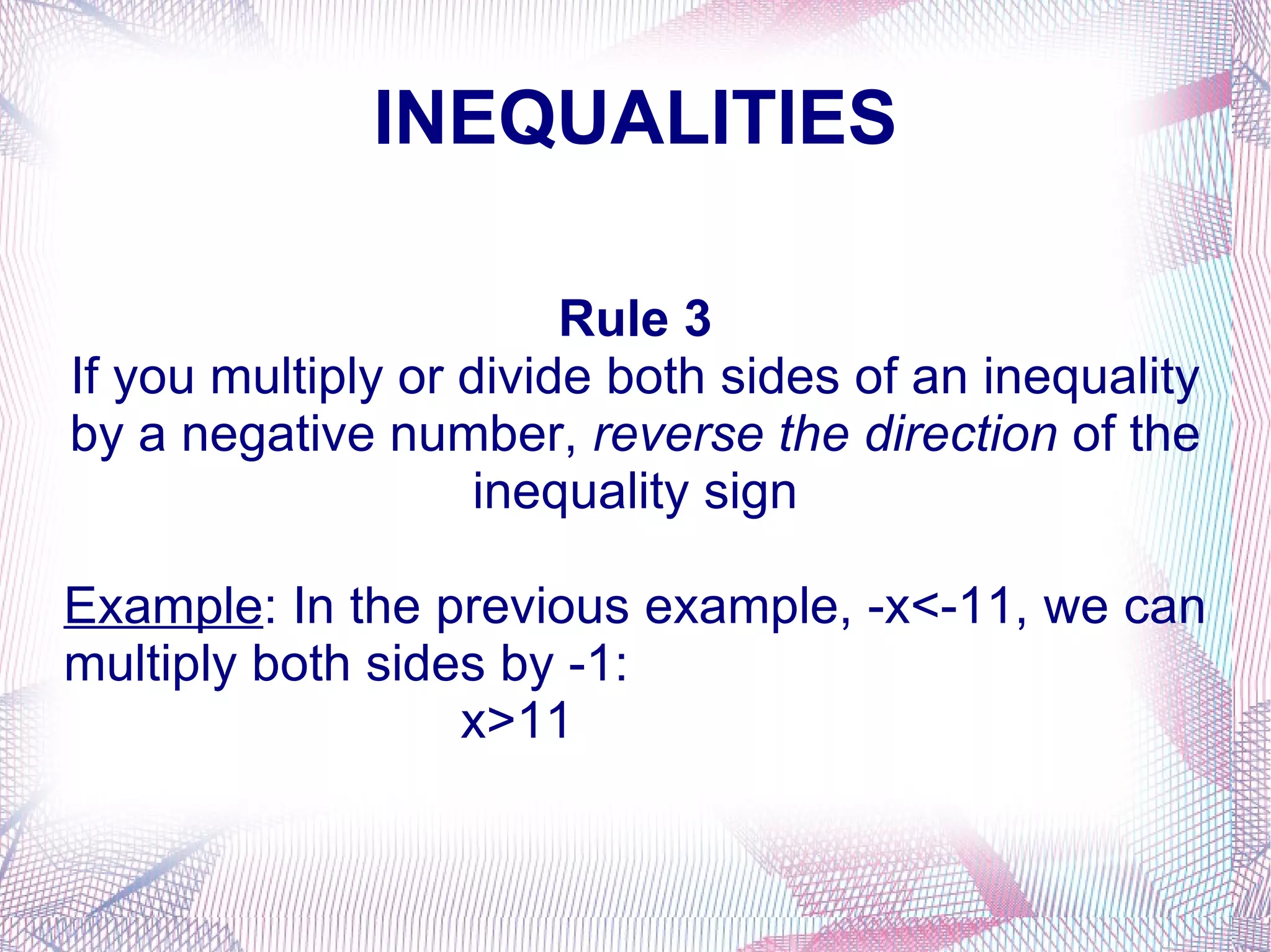 Inequalities | ODP