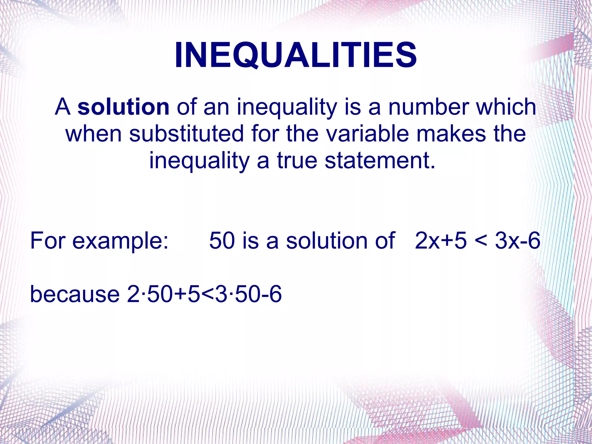 Inequalities | ODP