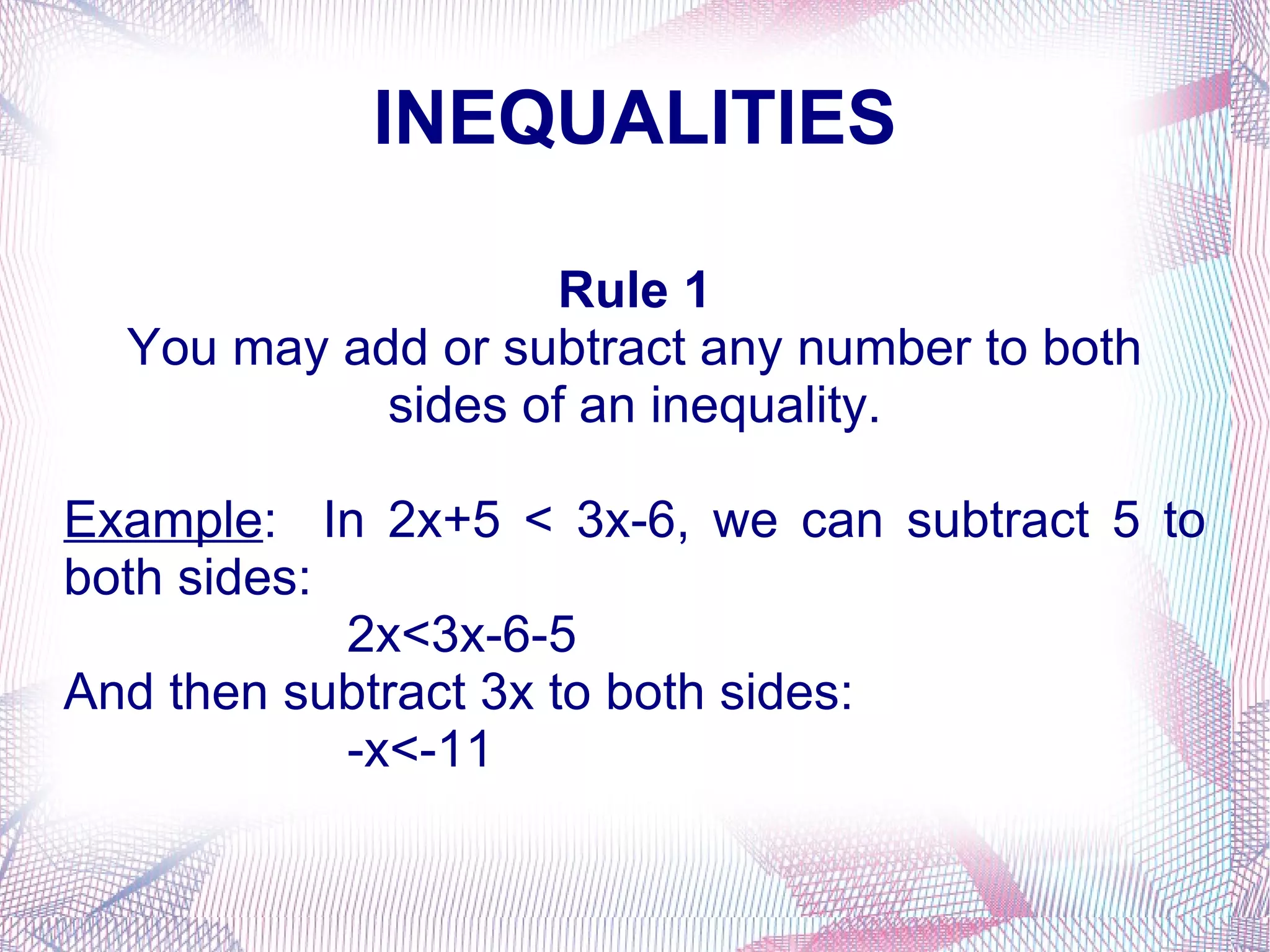 Inequalities | ODP
