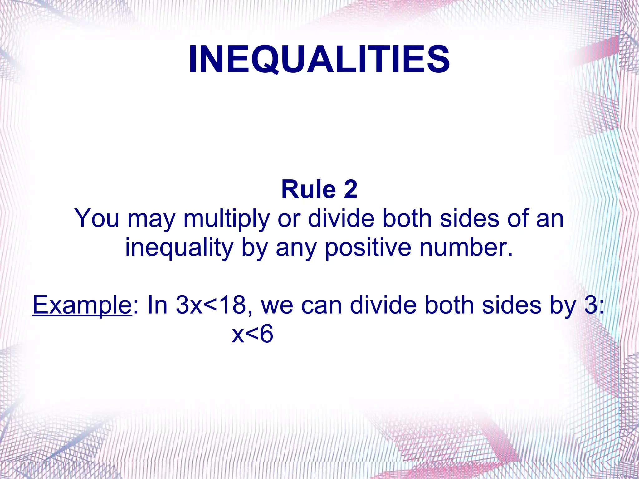 Inequalities | ODP