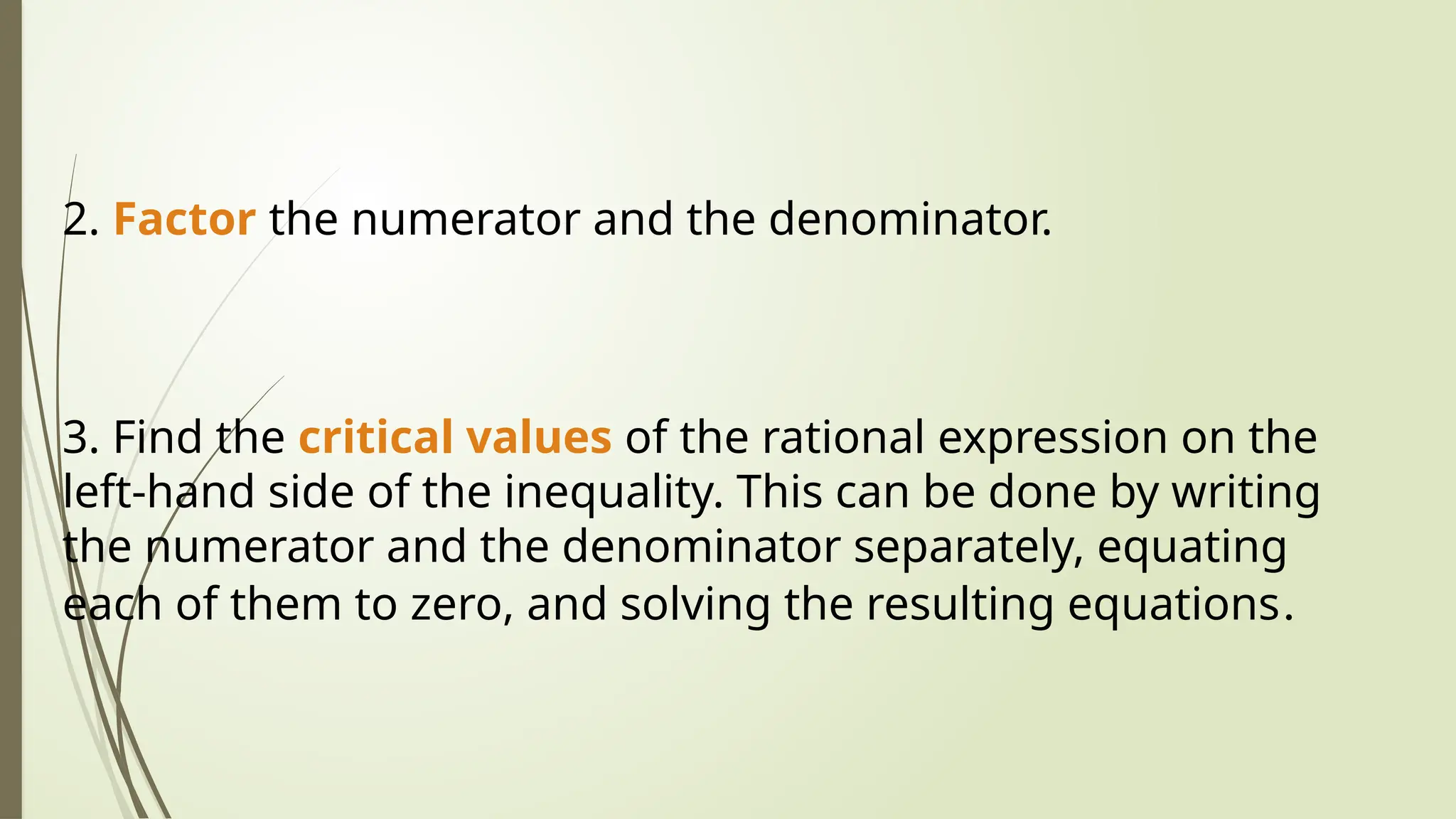 rational inequality absksbakdnakdadkasdsankda | PPTX