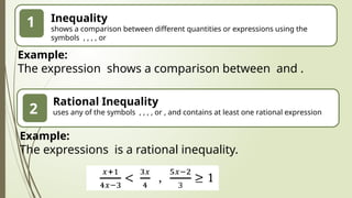 rational inequality absksbakdnakdadkasdsankda | PPTX