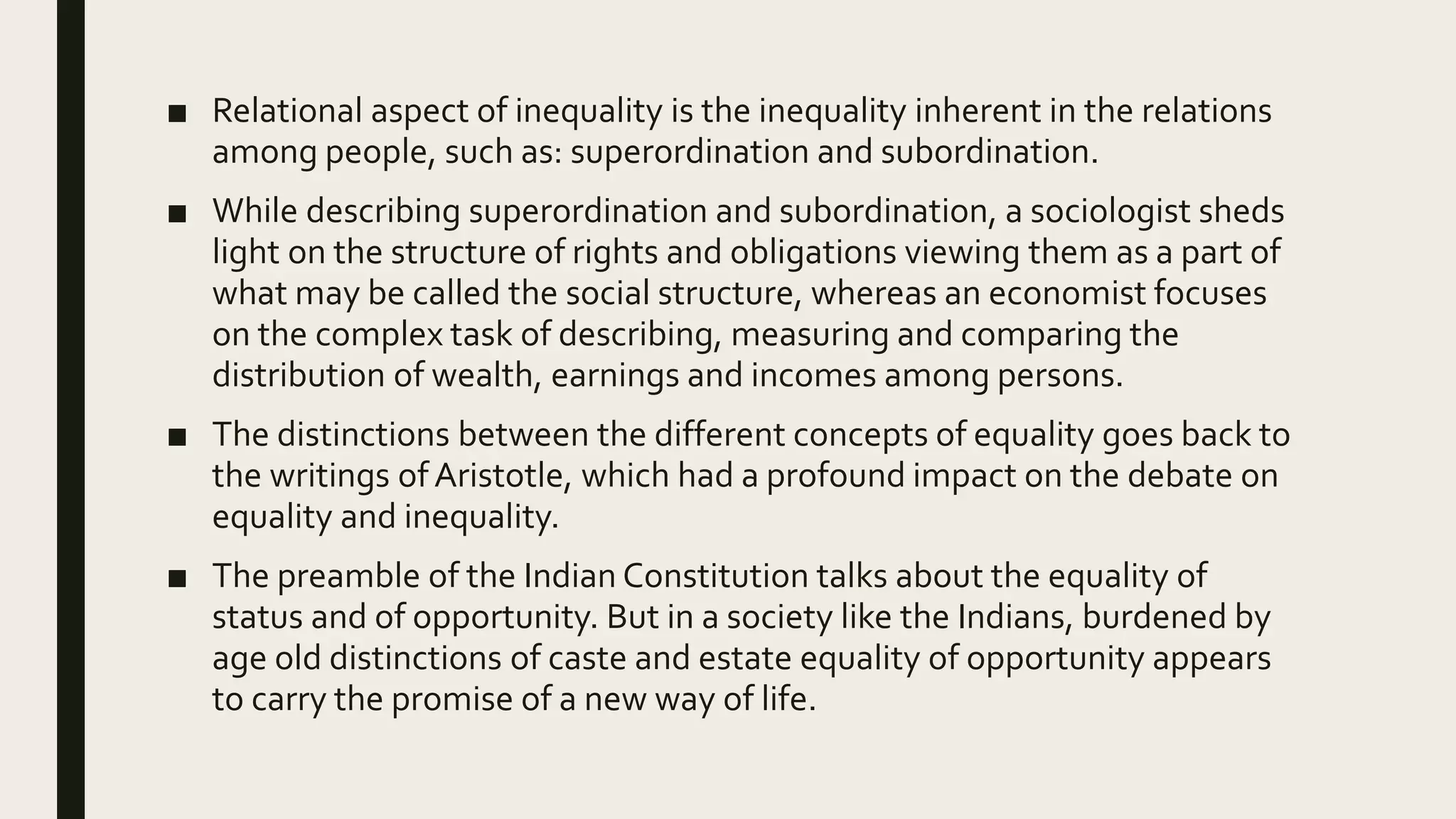 An introduction to Inequality | PPTX | Economy | Business and Finance