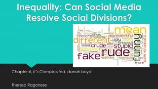 Social Media Inequality | PPT