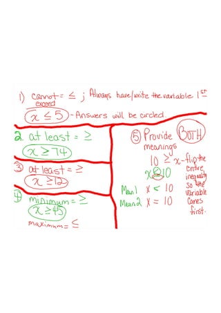 Inequality study guide with answes and explanations | PDF