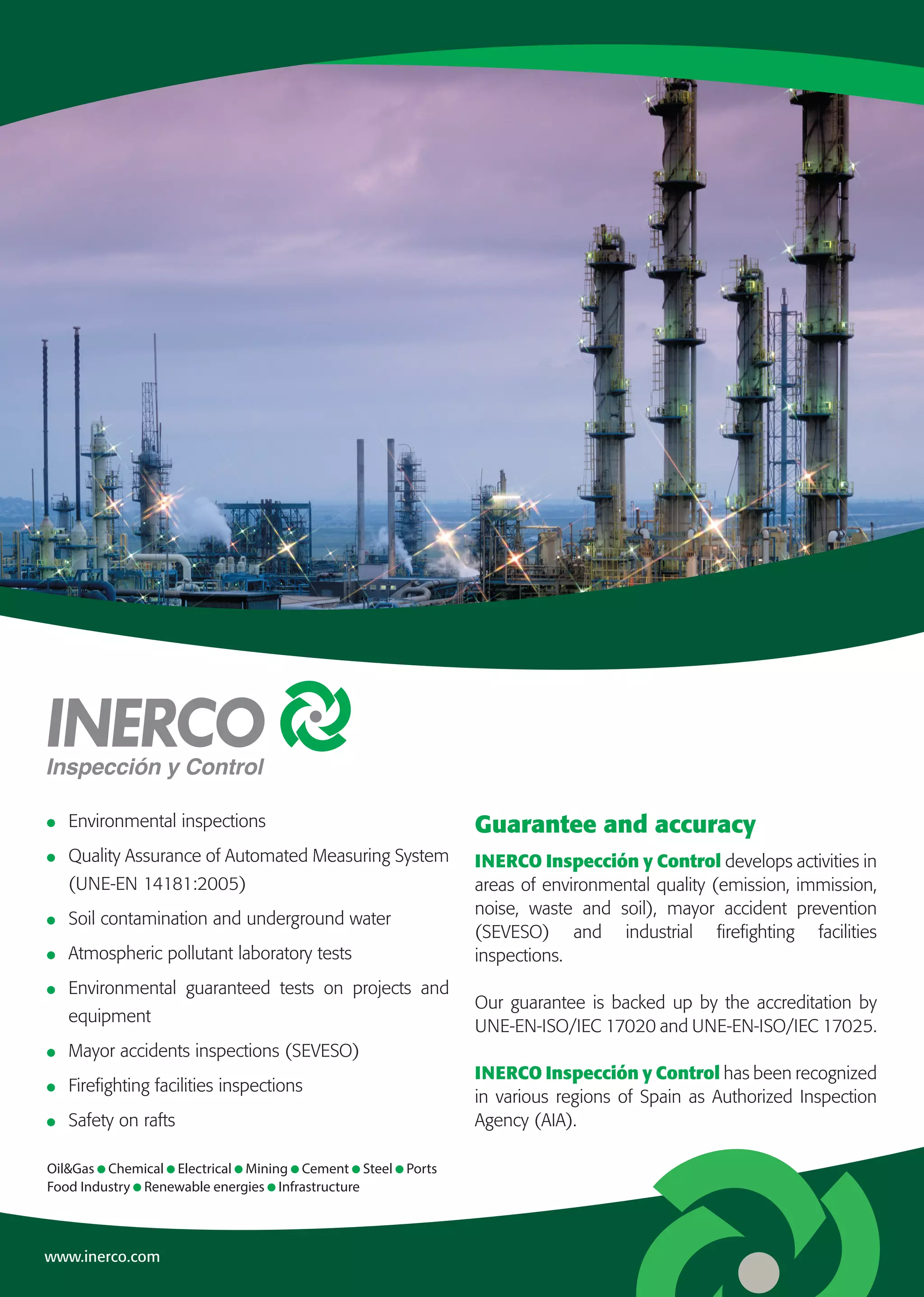 INERCO Guarantee and Accuracy | PDF