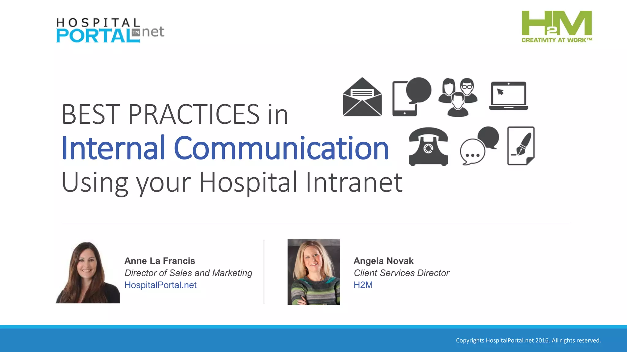 Best Practices in Internal Communication Using Your Hospital Intranet | PPT