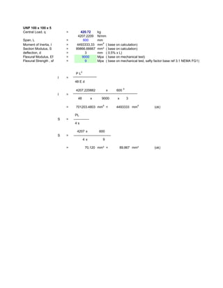 Inersia span pipa | PDF