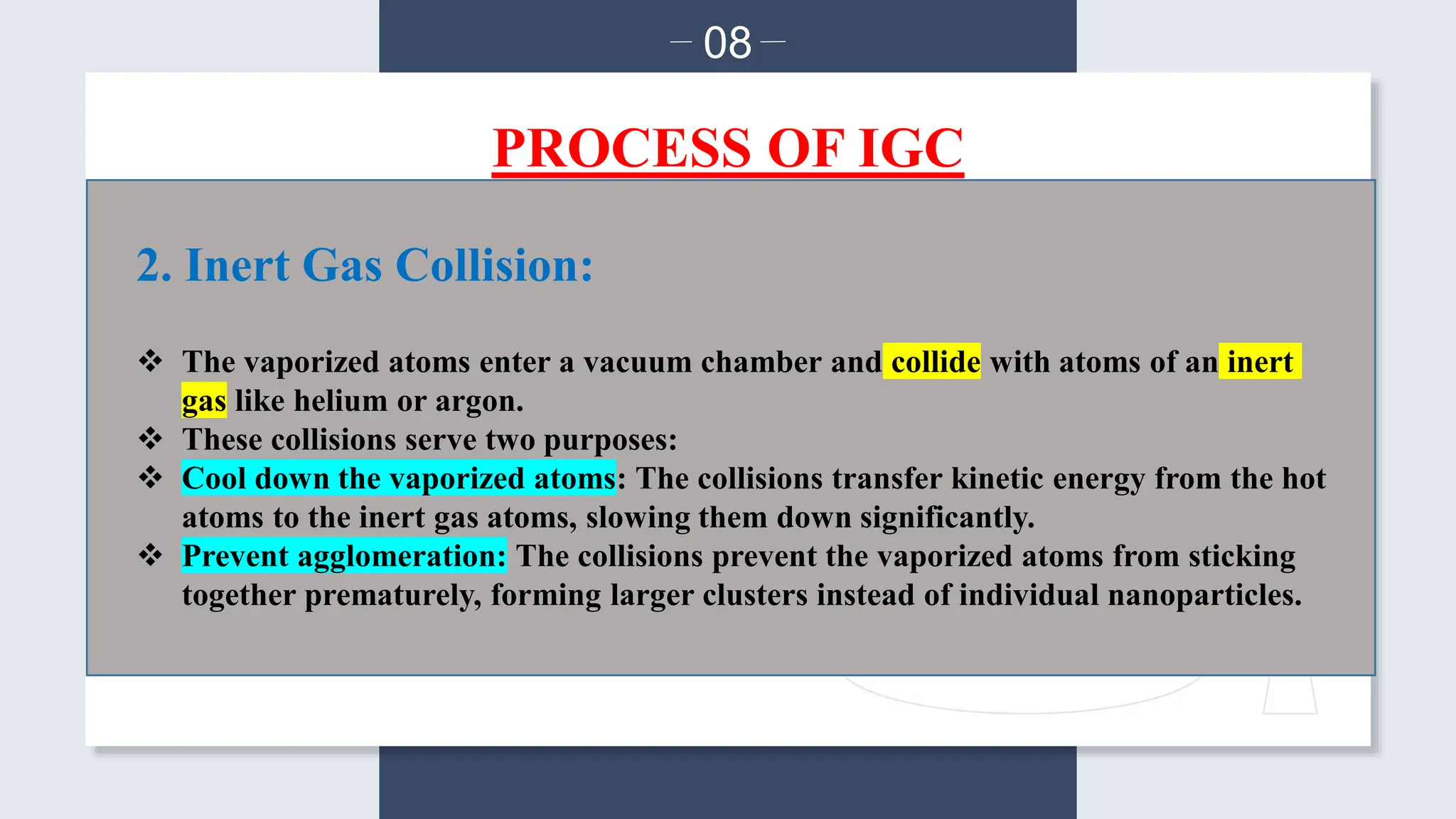 inert gas condensation synthesis of nanomaterial in physical method | PPTX