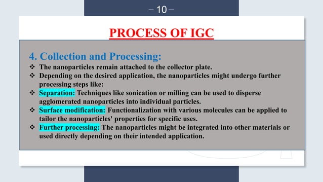 inert gas condensation synthesis of nanomaterial in physical method | PPTX | Chemistry | Science
